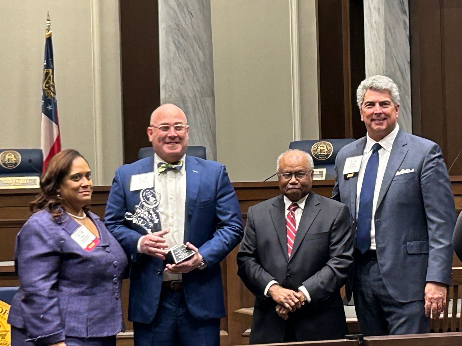 Simon Bloom receives the Justice Robert Benham Award for Community ...