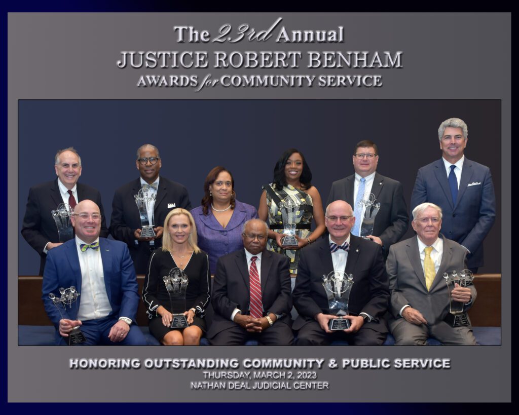 23rd Annual Justice Robert Benham Awards for Community Service Ceremony ...